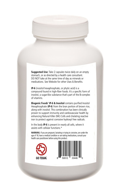 IP6 - Inositol Hexaphosphate & Inositol - Natural Immune Support