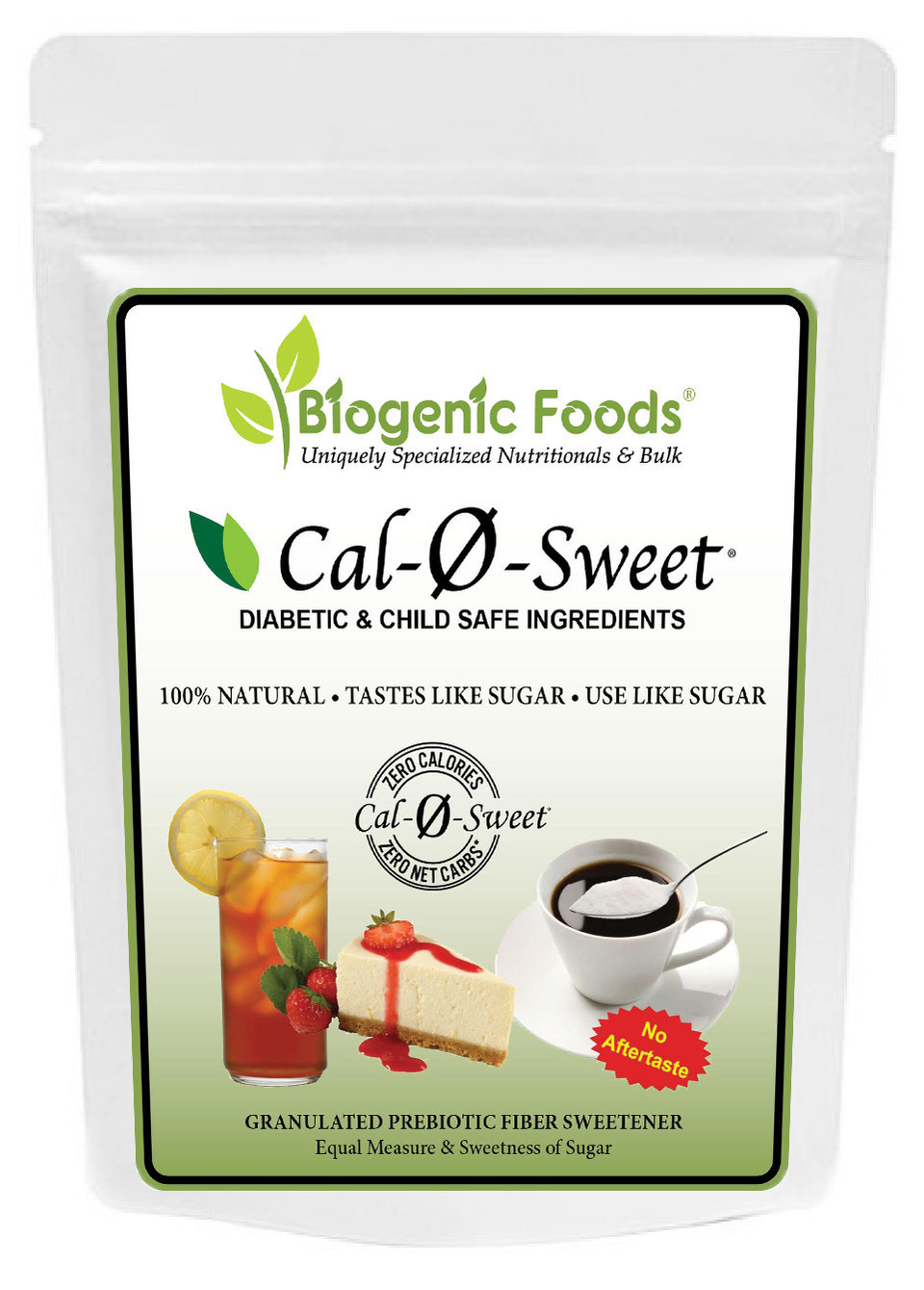 Cal-O-Sweet - NO-Aftertaste Zero Calorie & Carb Sugar-Free Sweetener