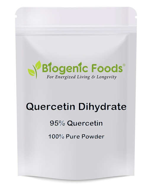 Quercetin Dihydrate Powder - 95% Quercetin Antioxidant for Immune ...