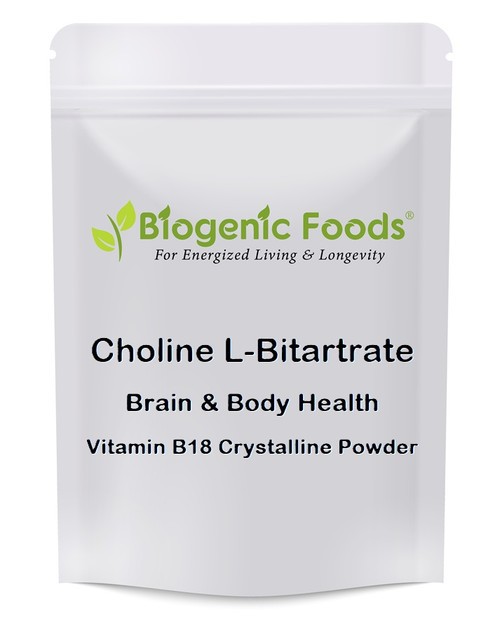 Choline L-Bitartrate (Vitamin B18) - Brain Health & Energy Support ...
