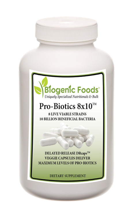 Probiotics 8x10 - 8 Strains 10 Billion per Capsule, DR Veggie Caps