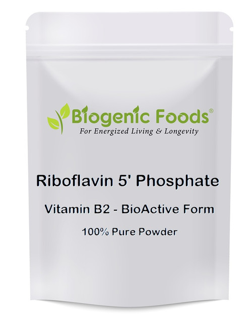Riboflavin 5' Phosphate Sodium - BioActive form of Vitamin B2 - 100% ...