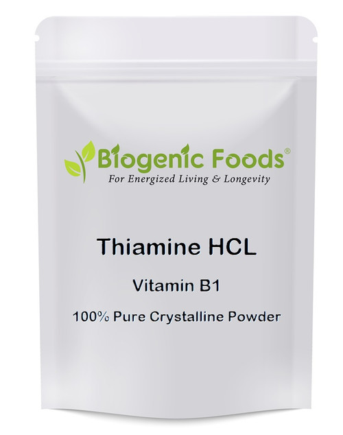 Thiamine HCL - Vitamin B1 - 100% Pure Powder-gm - Biogenic Foods