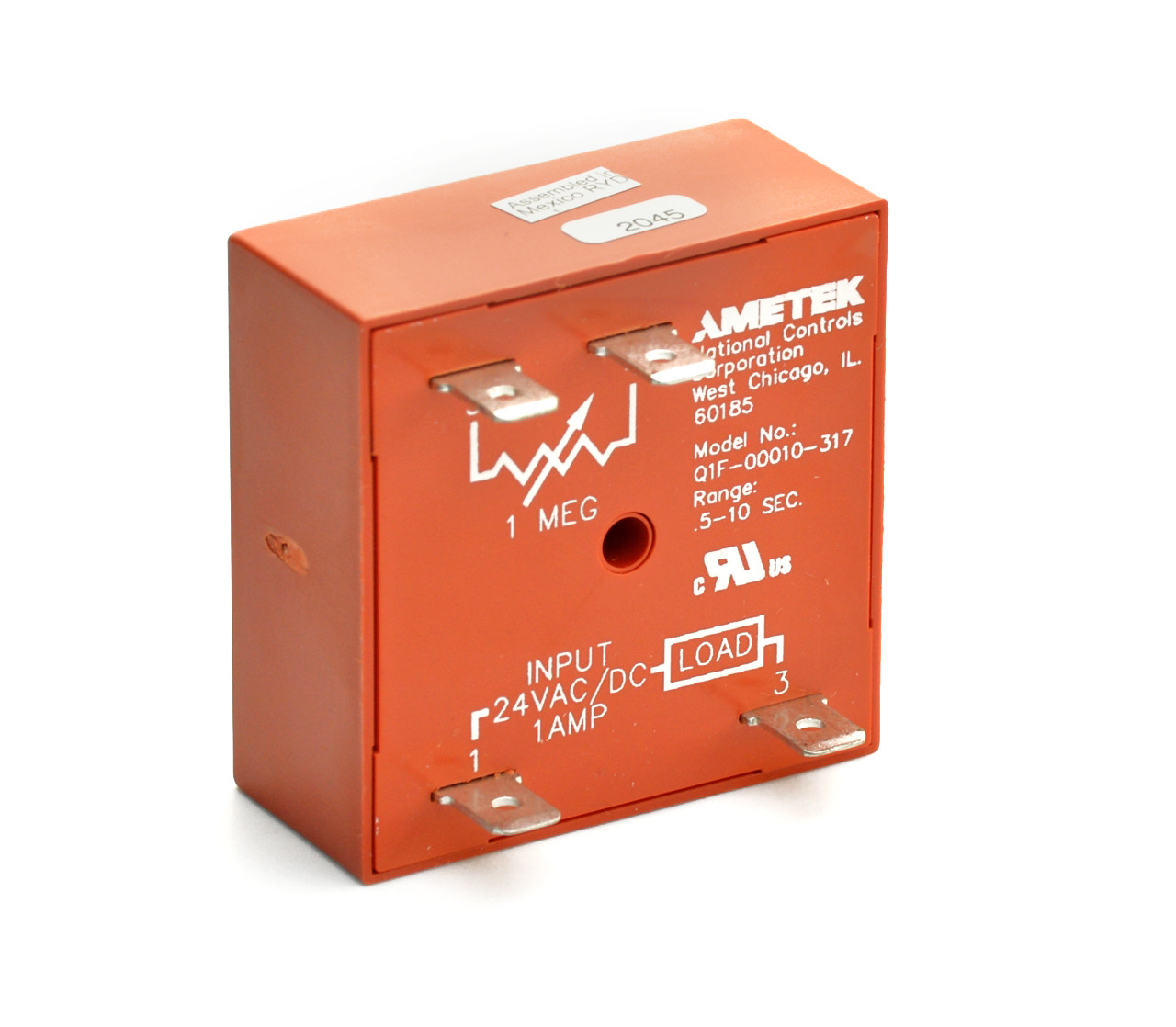 Ncc Time Delay Relay Function Delay On Make Time Range 0 5 To 10