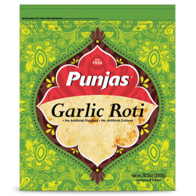 Punjas Garlic Roti 6s X 12 - ANZ Pharma Wholesalers LTD