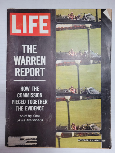 LIFE MAGAZINE OCTOBER 2 1964 - THE WARREN REPORT