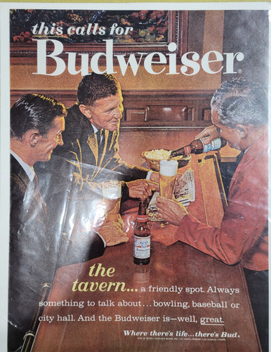 budweiser print ad
