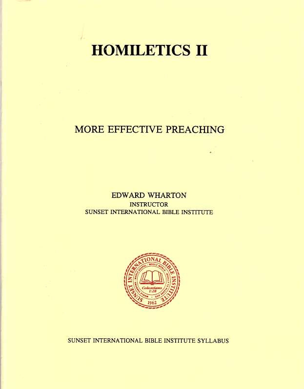 Homiletics 2 Study Guide - Sunset Bookstore