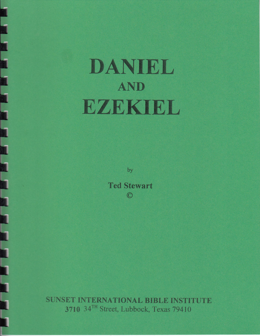 Daniel and Ezekiel Outline - Sunset Bookstore