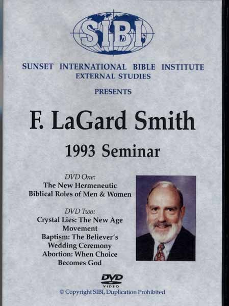F. LaGard Smith 1993 Seminar - Sunset Bookstore