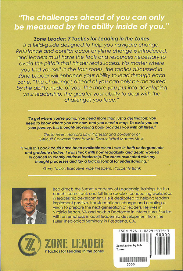 Zone Leader: Seven Tactics for Leading in the Zones - Sunset Bookstore
