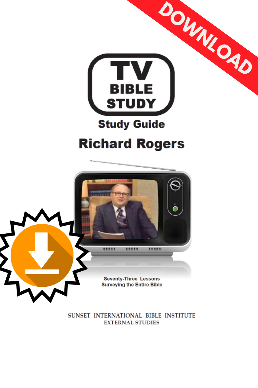 TV Bible Study Study Guide (PDF Download) - Sunset Bookstore