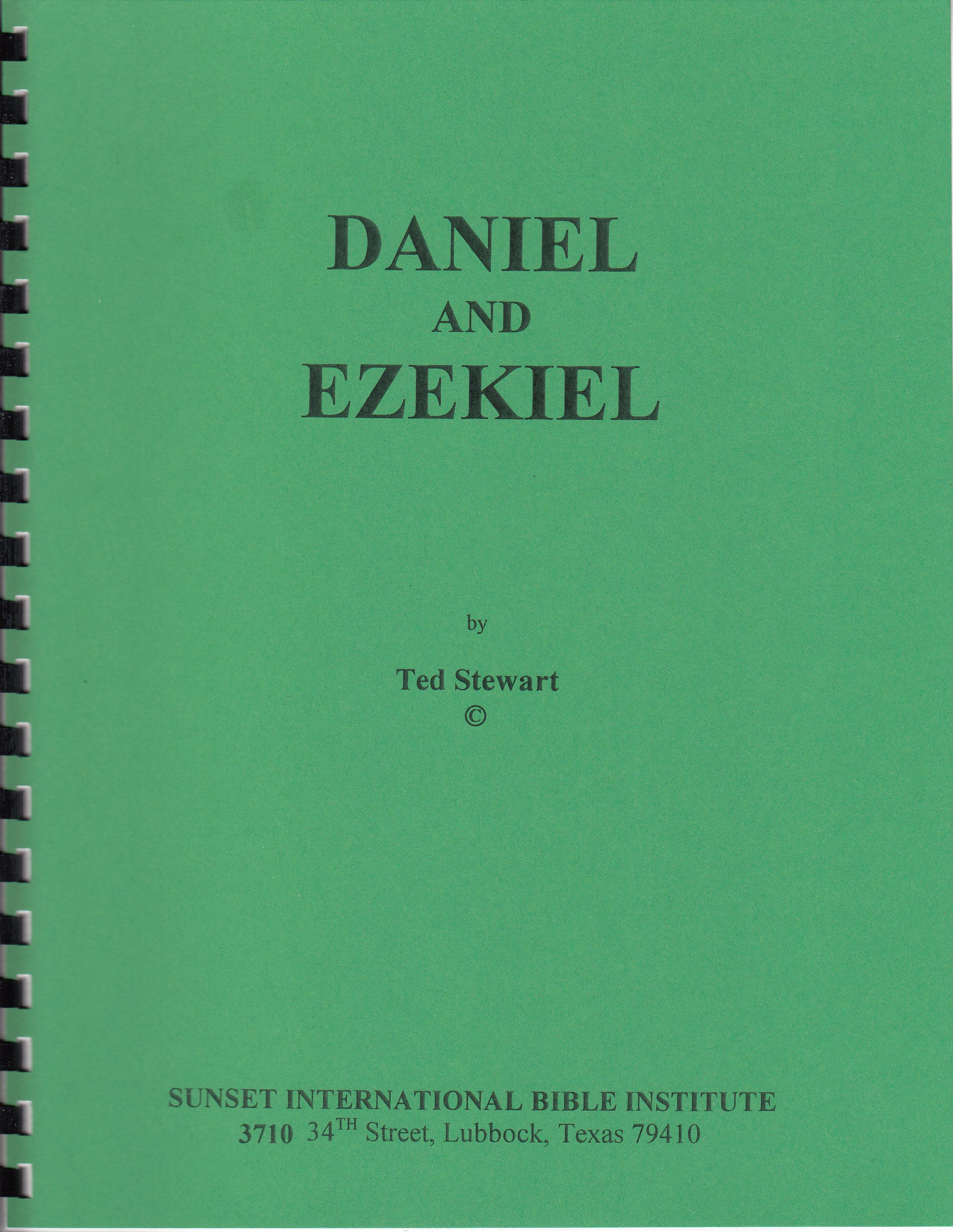 Daniel and Ezekiel Outline - Sunset Bookstore