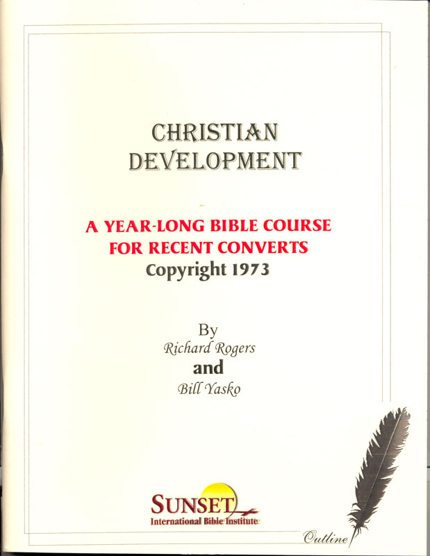Christian Development (Study Guide) - Sunset Bookstore