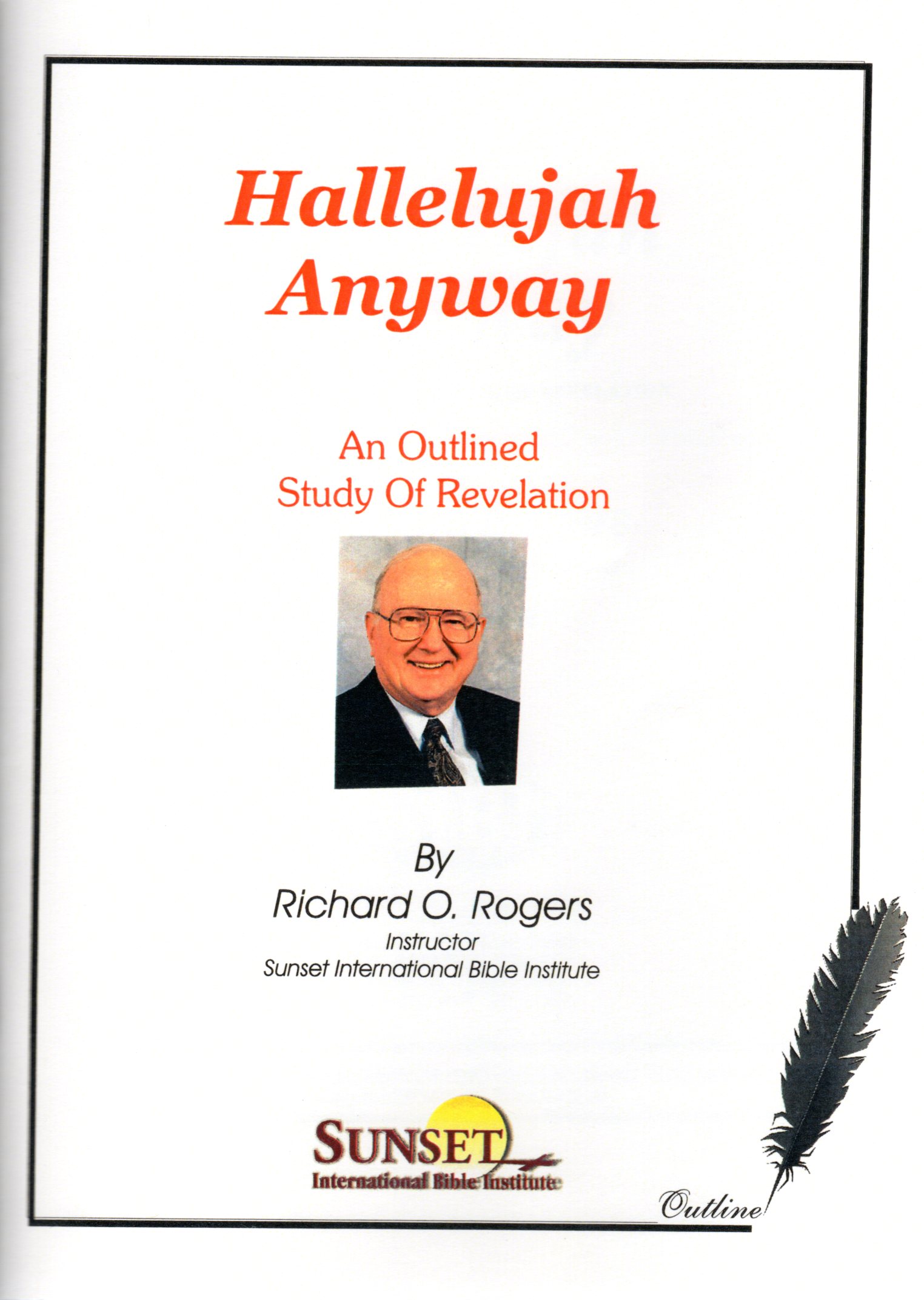 Hallelujah Anyway! - Sunset Bookstore