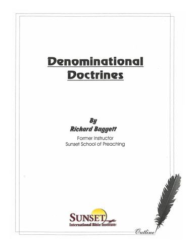 Denominational Doctrines – Outline (Print) - Sunset Bookstore