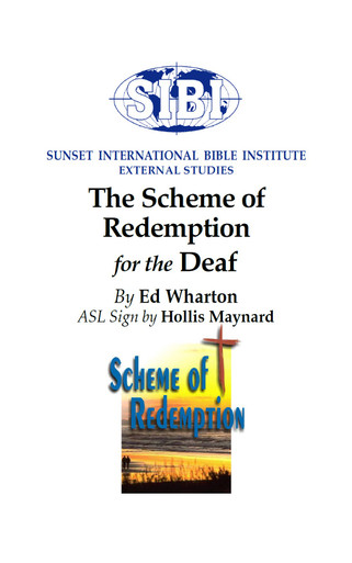 Scheme of Redemption - Ed Wharton (Studio ASL DVD) - Sunset Bookstore
