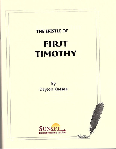First Timothy Study Guide - Keesee - Sunset Bookstore
