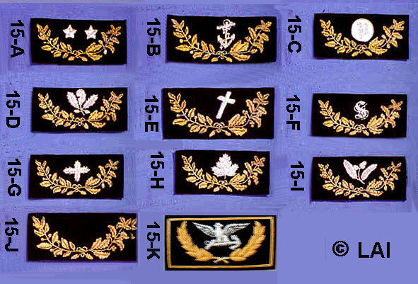 Confederate Rank Insignia Collar Rank Insignia General Civil War