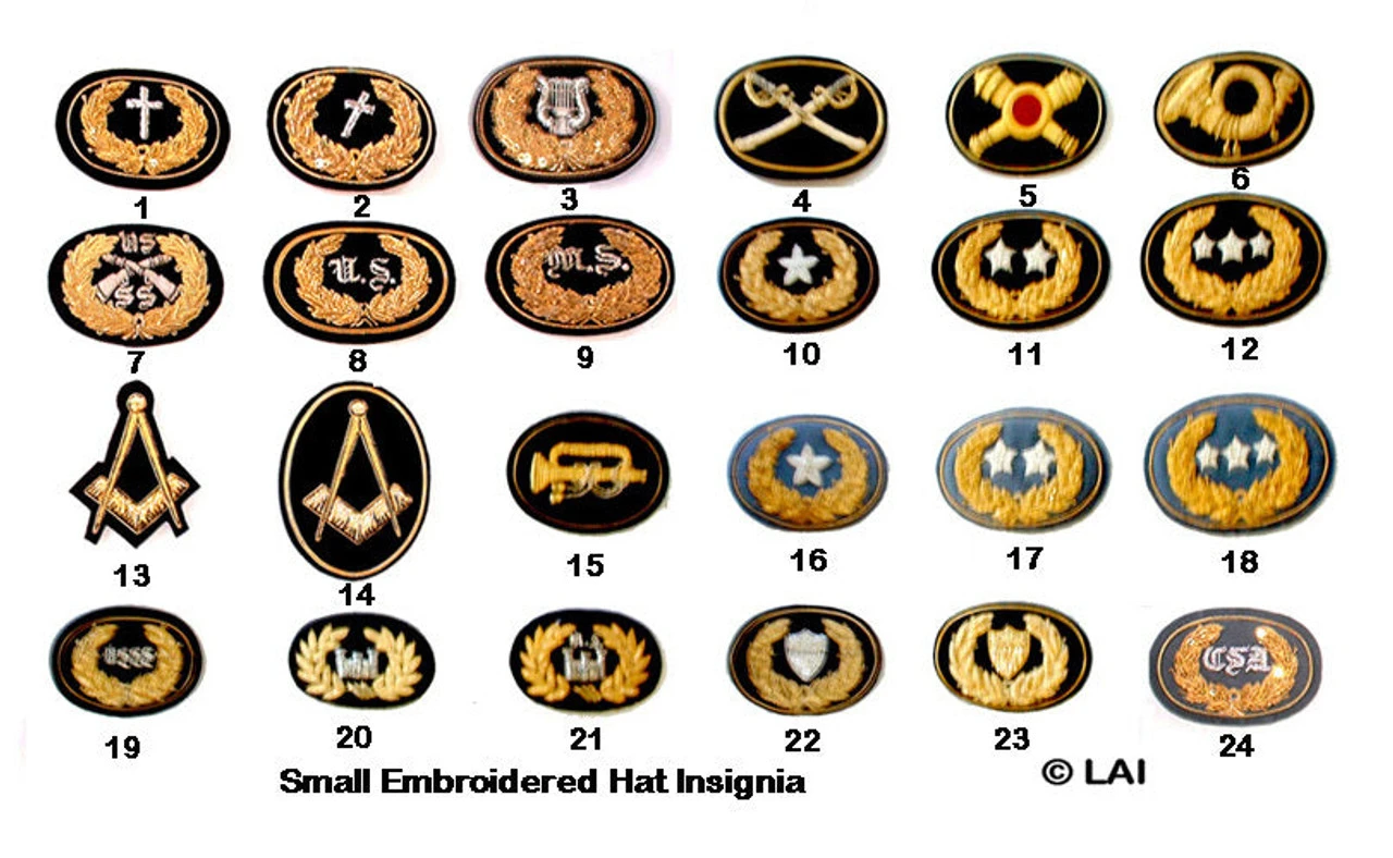 Civil War Hat Insignia – Reenactor & Collector Accessory