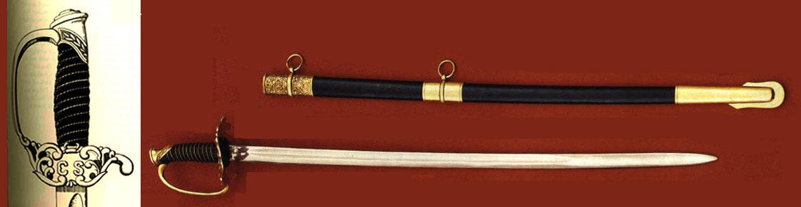 CSA Haiman Officer Sword – Historic Confederate Classic