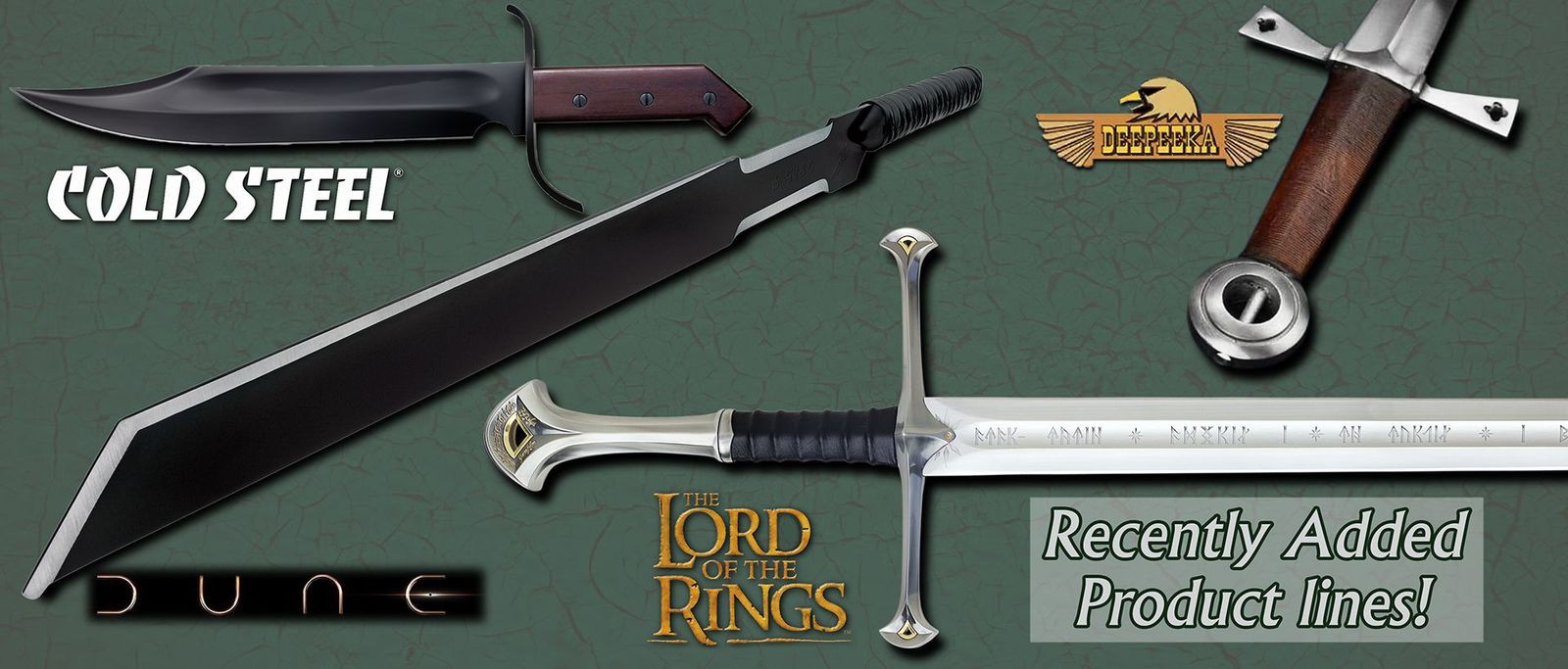 Historical Swords, Knives, and Clothing | Legendary Arms Inc.