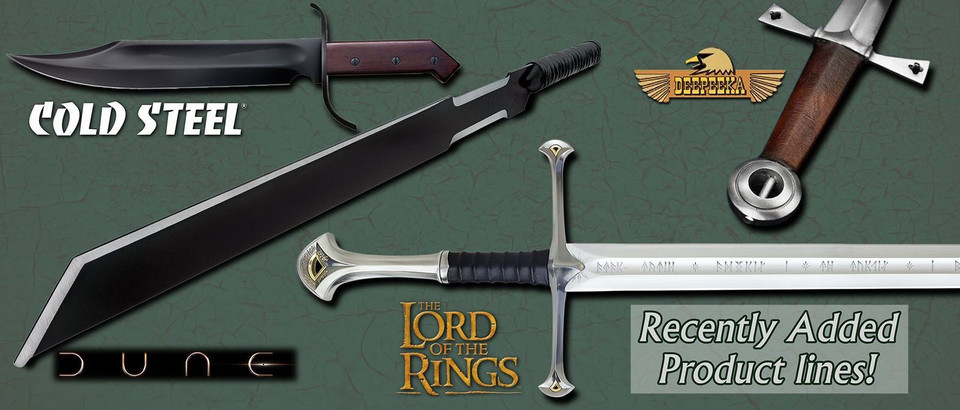 Historical Swords, Knives, and Clothing | Legendary Arms Inc.