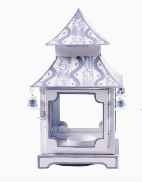 Ikat French Blue Small Pagoda House - Scout and Molly's Columbia