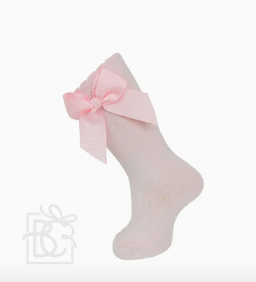 Girl's Youth Knee Socks with Bow - Scout and Molly's Columbia