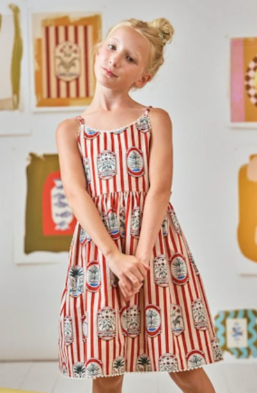 Kids Grace Dress in Mallet Club - Scout and Molly's Columbia