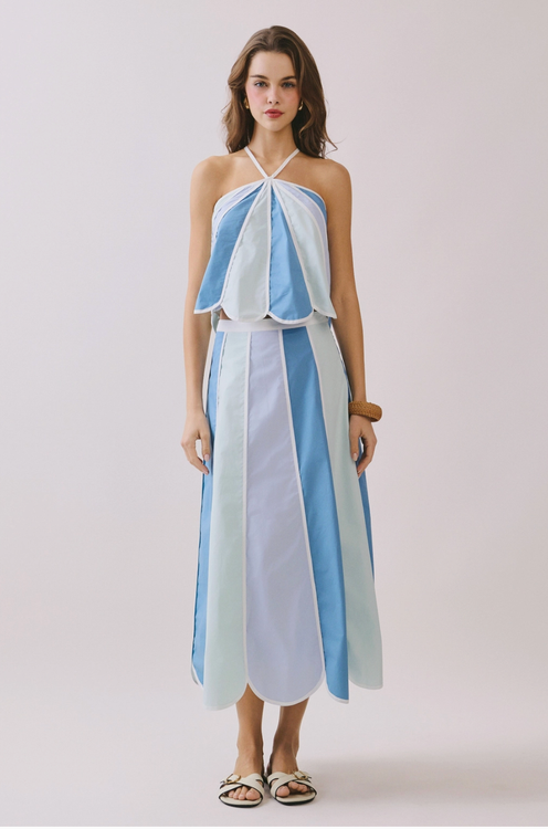 Cabana Stripes Halter Set - Scout and Molly's Columbia