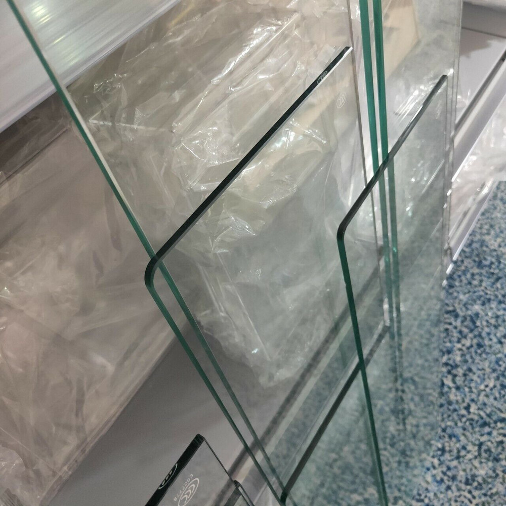 Clear Toughened Glass Shelf Panel - Bundles of 5, 6, 8 and 10