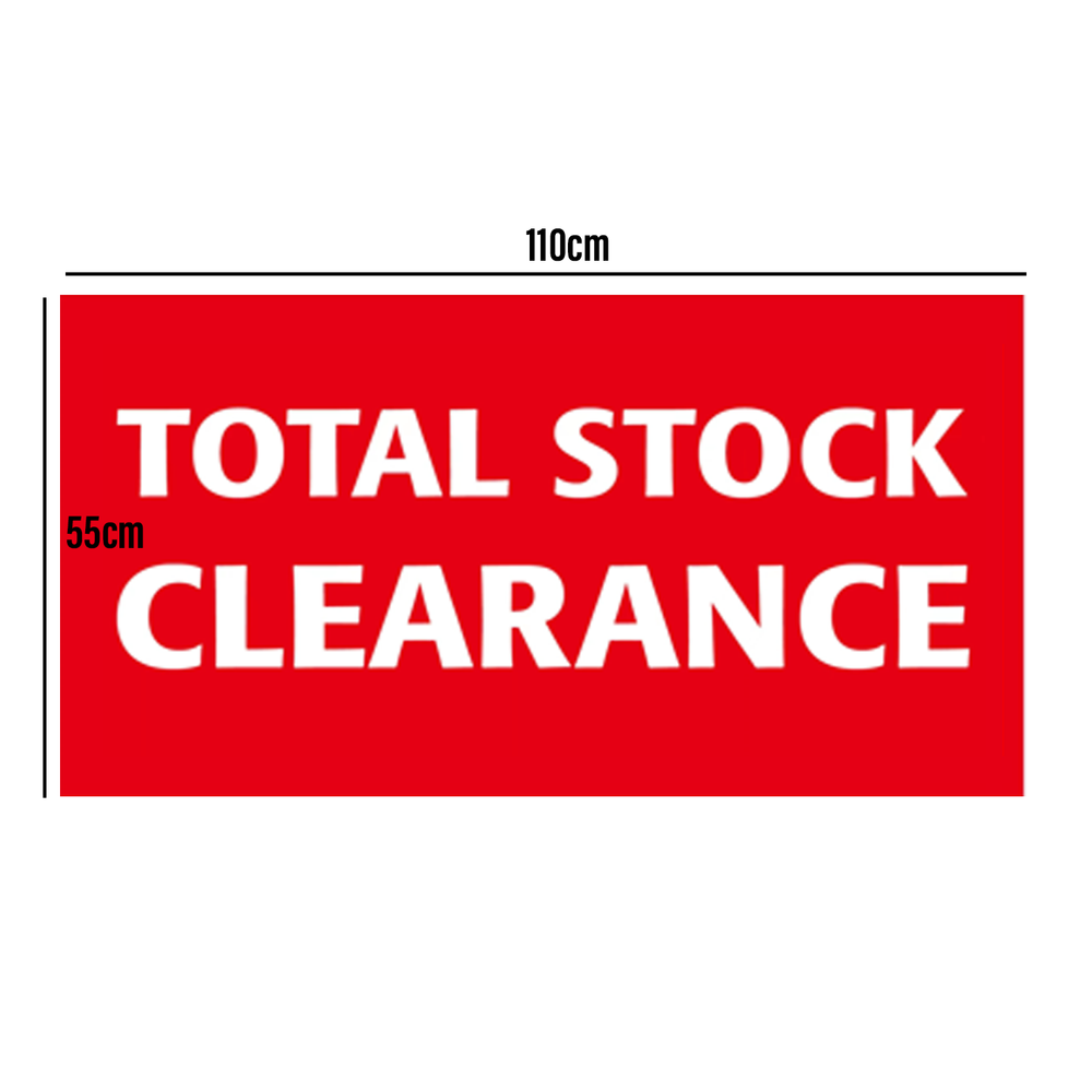 Closing Down Sale Poster Window Display Sign