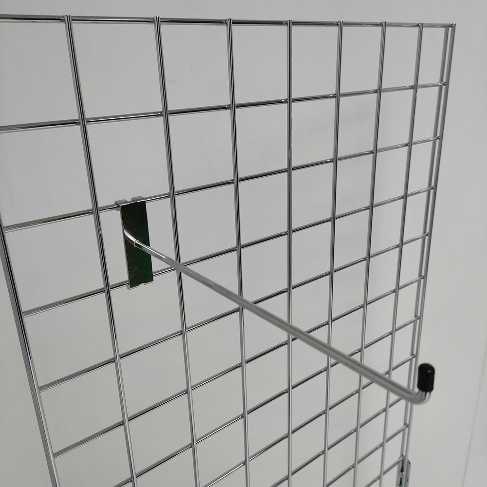 Grid mesh Hooks Single Prong Shop Display