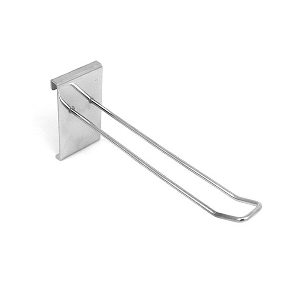 8 Inch Grid mesh Euro Hooks Single Prong Shop Display
