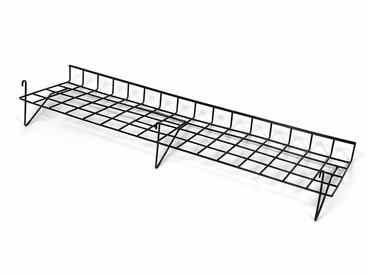8ft H-Shape Grid Mesh Gondola Display Stand with Wheels | Double-Sided ...