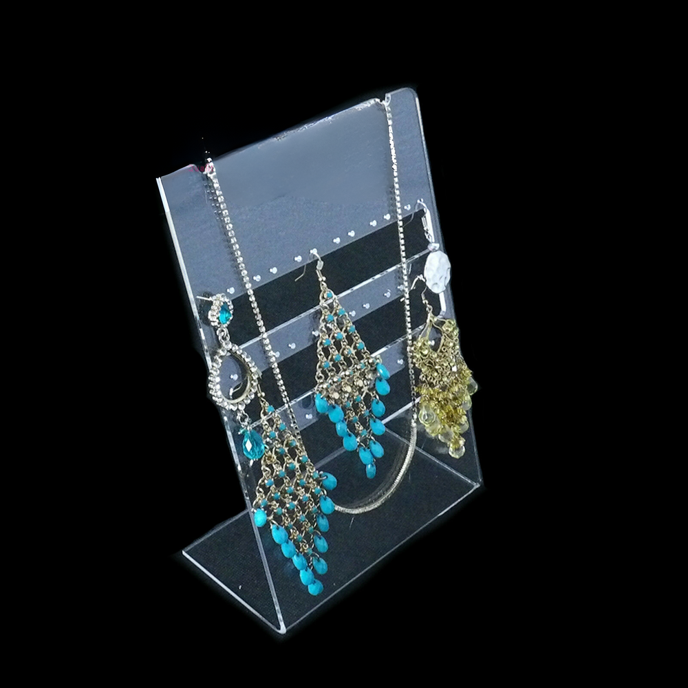 Luxury Acrylic Counter Top Stud Earring Display Stand For Retail ...