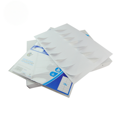 Multi-Purpose A4 White Self-Adhesive Labels - 2 Label Per sheet