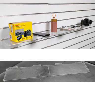 Acrylic Slatwall Shelves for Displaying Mobile Phones Accessories ...