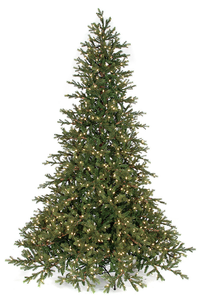 12' Scottish Fir Trees with LED Lights | Autograph Foliages