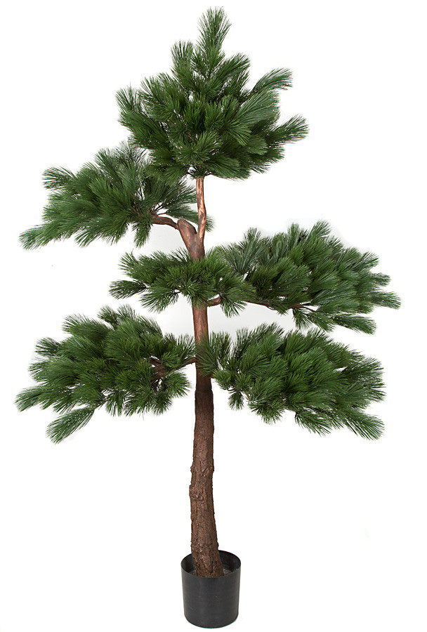 7 Foot Natural-Looking Wood Pine Tree with Synthetic Trunk. | Autograph ...