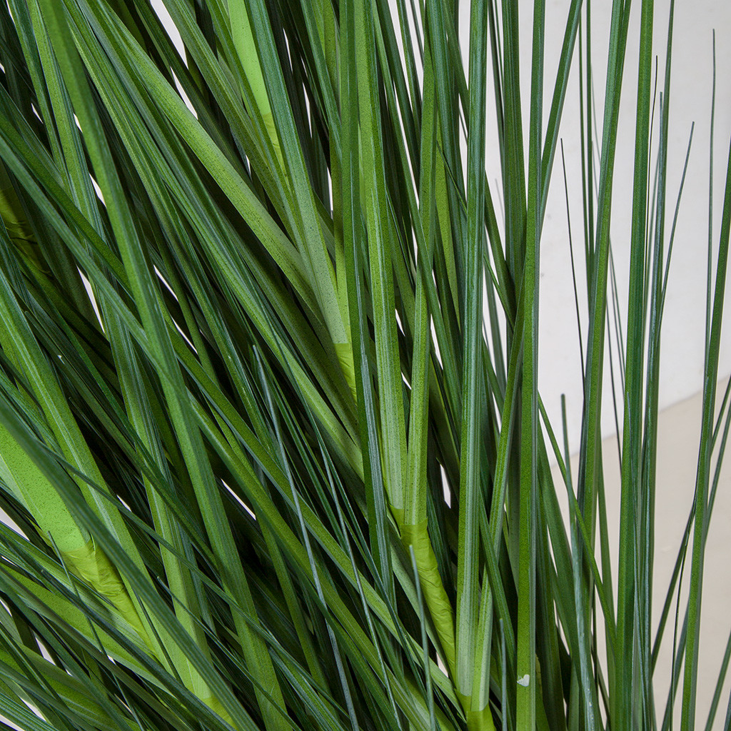 41 Inch PVC Green/Grey Onion Grass Bush | Autograph Foliages