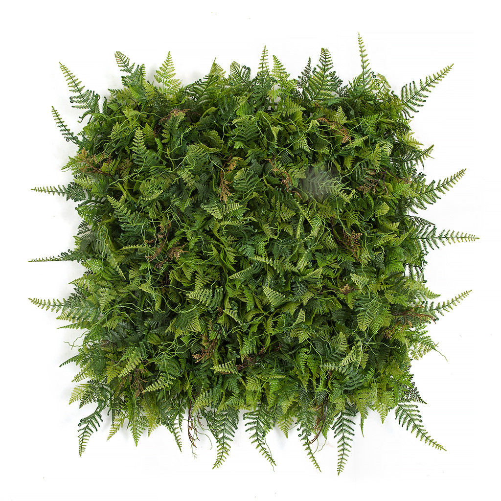 20 Inch x 20 Inch x 4 Inch Artificial Mixed Fern Mat | Autograph Foliages