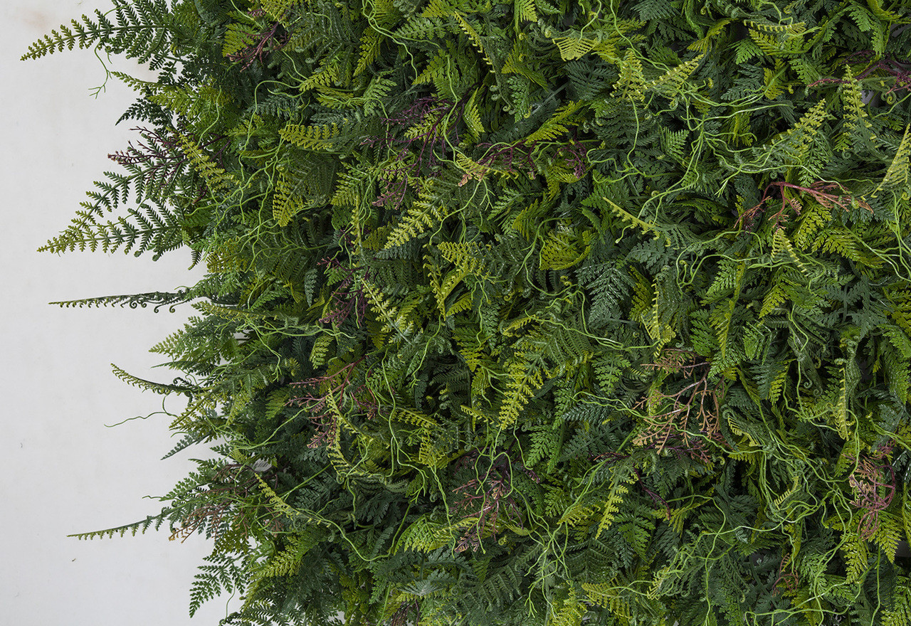 20 Inch x 20 Inch x 4 Inch Artificial Mixed Fern Mat | Autograph Foliages