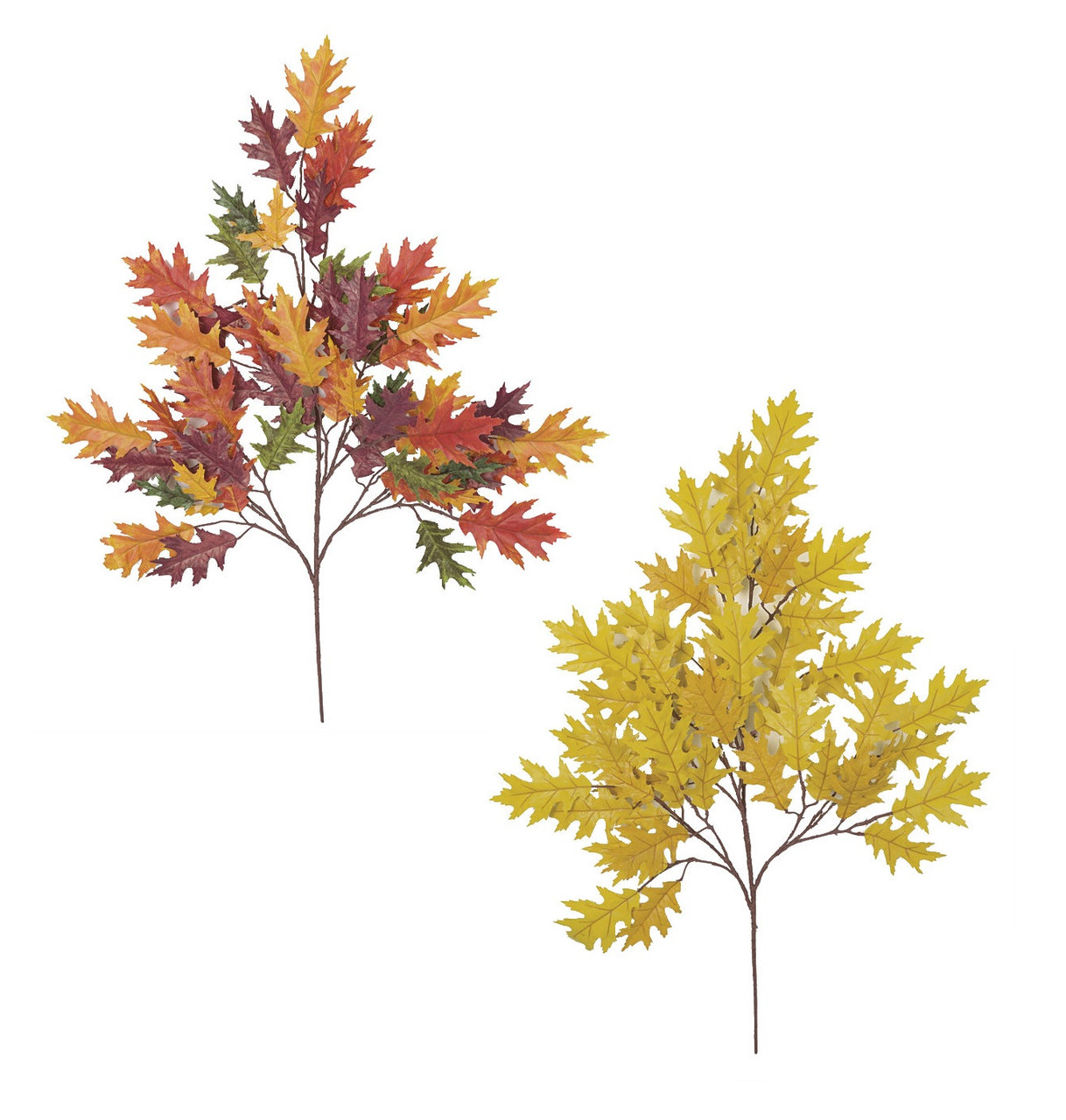 29 Inch Pin Oak Branches Fall Mix or Gold | FireSafe Wholesale Branches ...