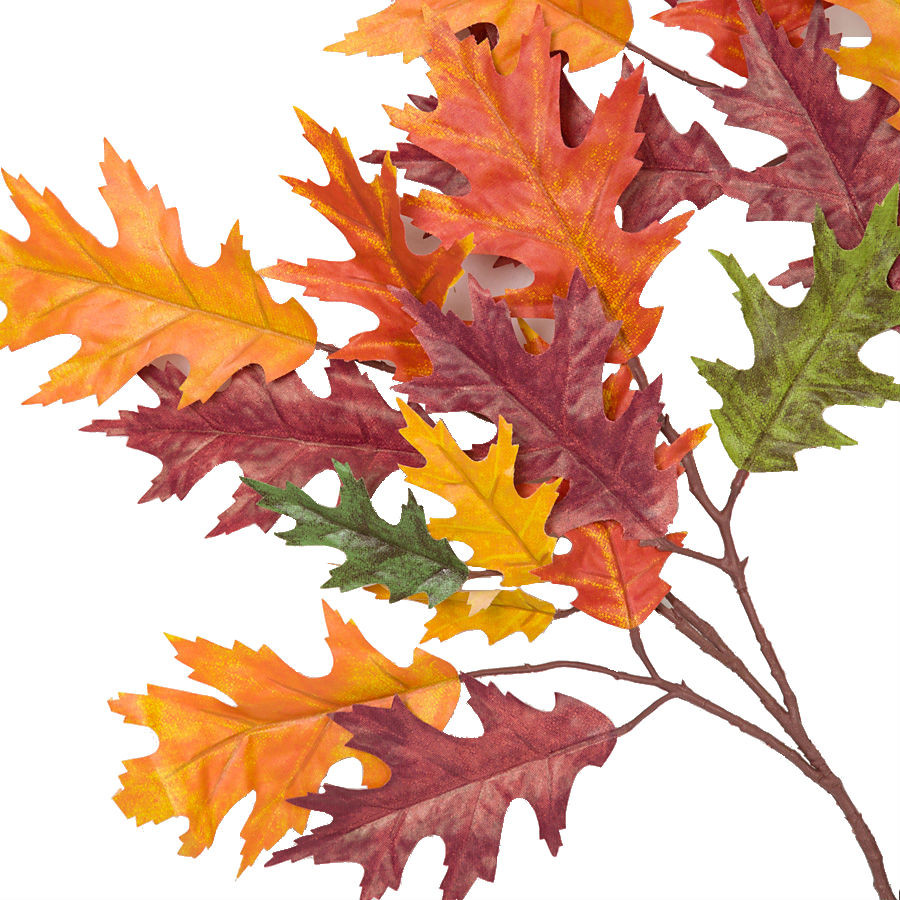29 Inch Pin Oak Branches Fall Mix or Gold | FireSafe Wholesale Branches ...