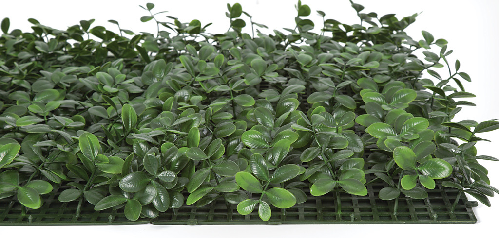 24 Inch x 24 Inch Artificial Creeping Indigo Leaf Mat | Faux Greenwalls ...