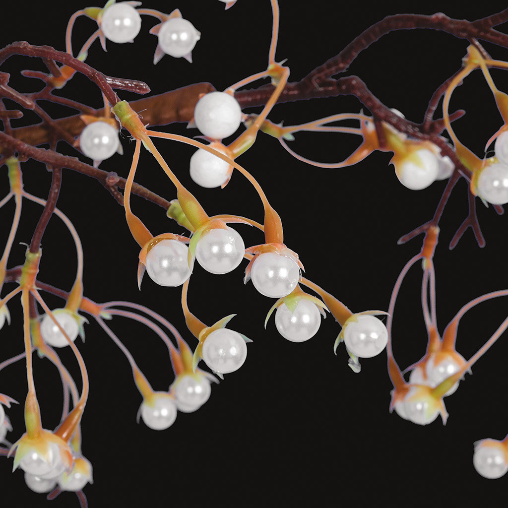 32" Pearl Berry Spray | Christmas Decorative Accents | Autograph Foliages