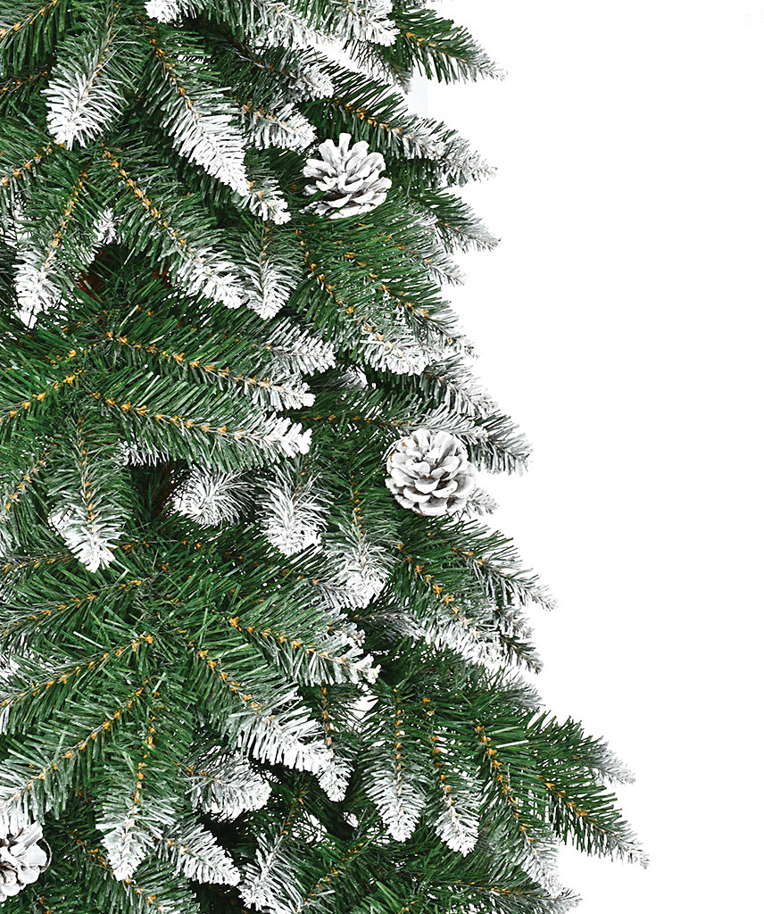 Snow-tipped PVC Alpine Trees with Pinecones | 3 ft, 5 ft, or 7 ft. tall ...