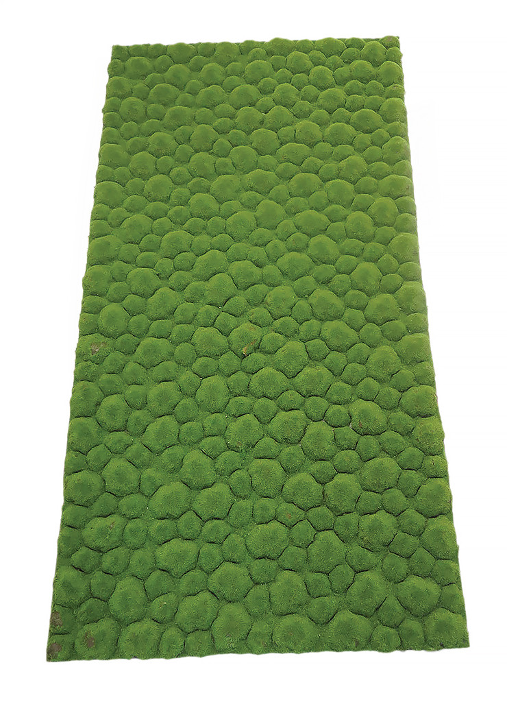6' x 3' Foam Moss Rock Mat | Plantscapers Artificial Moss Rock Mat ...